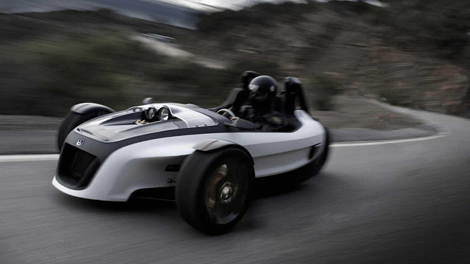 The VW GX3 Concept Imagined A Sporty Three-Wheeler Blending Car And ...