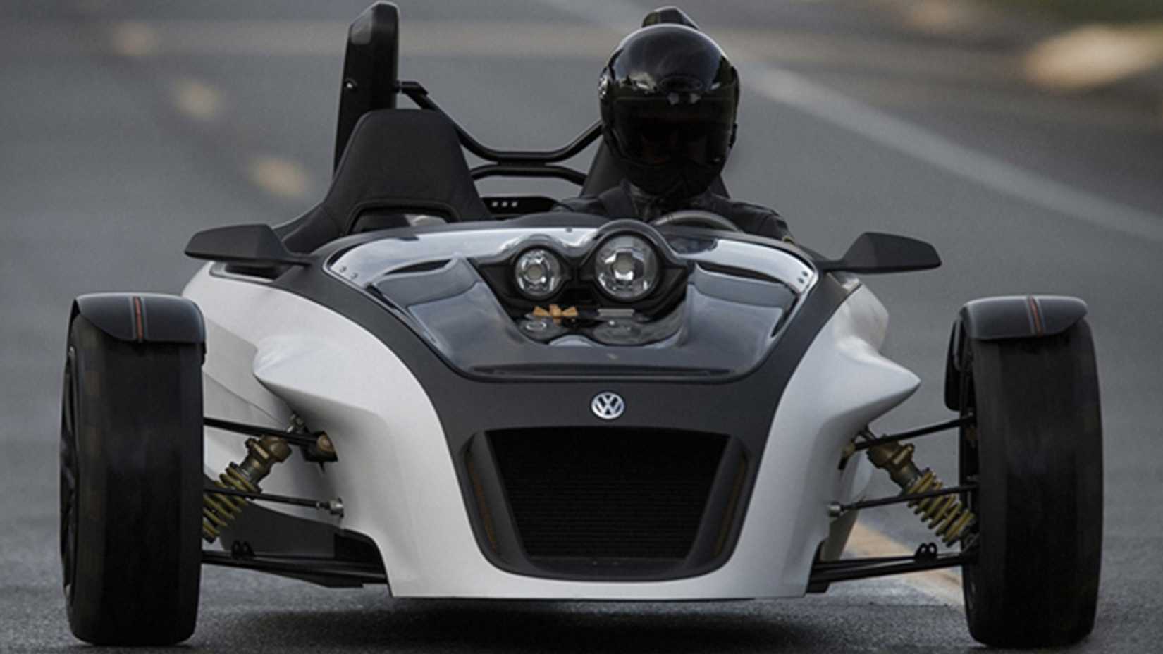 The VW GX3 Concept Imagined A Sporty Three-Wheeler Blending Car And ...