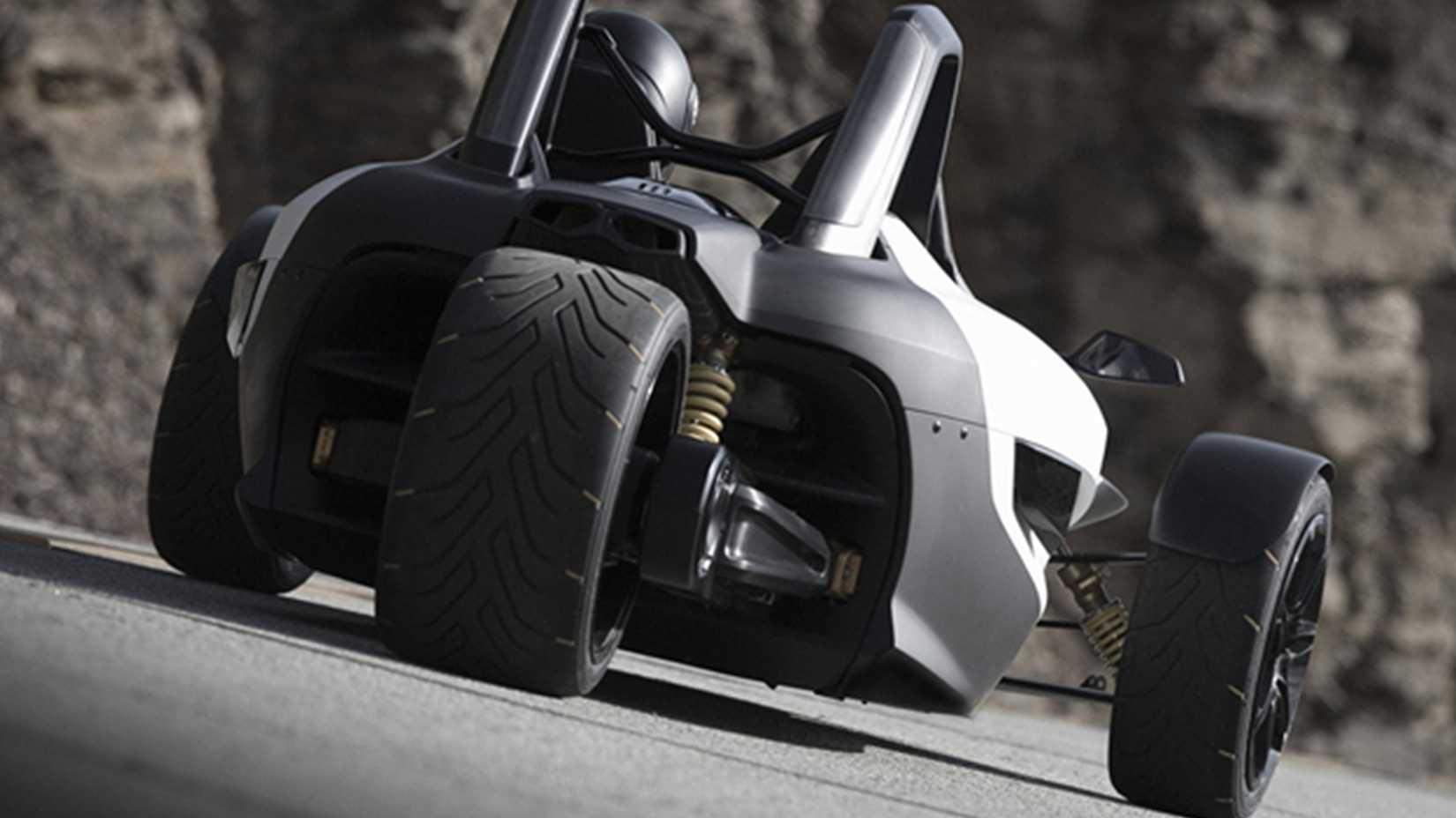 The VW GX3 Concept Imagined A Sporty Three-Wheeler Blending Car And ...