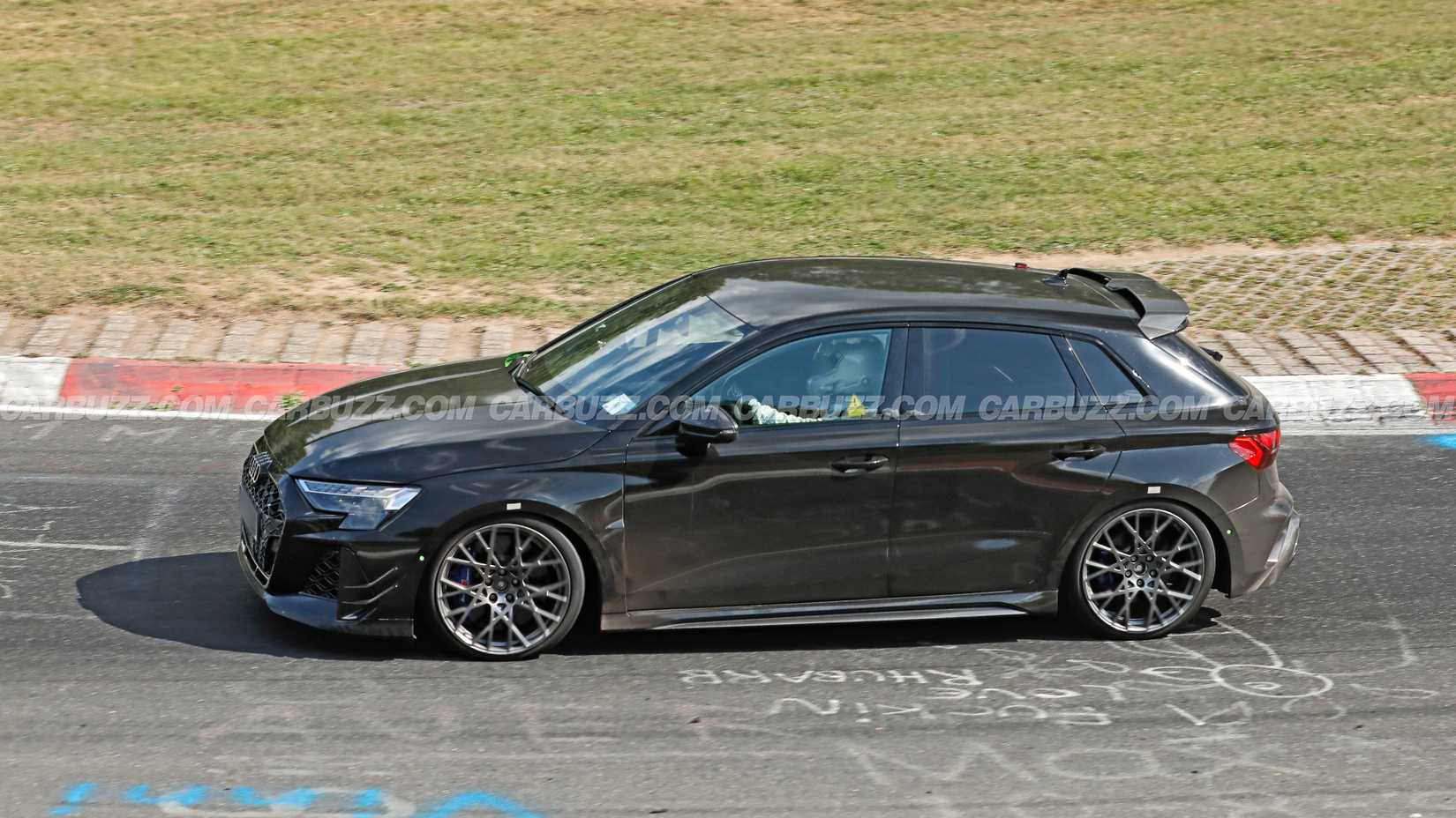 Audi RS3 GT Spied Burning Up Its Brakes During Nurburgring Hot Laps