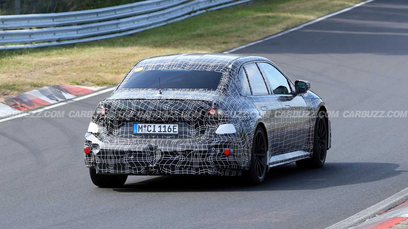 Next-Generation BMW M3 EV Spied Testing Hard At The Nurburgring