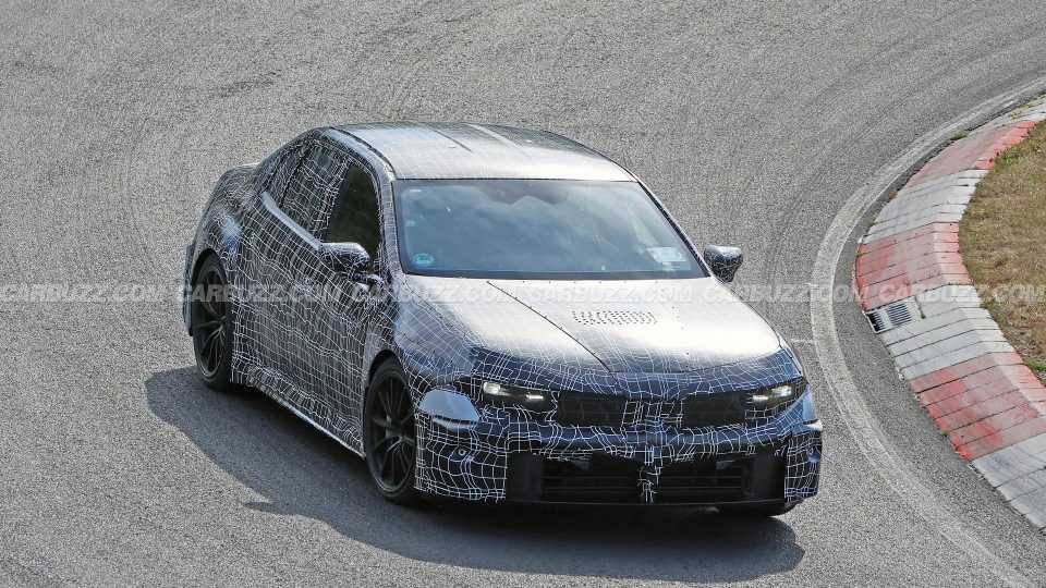 Next-Generation BMW M3 EV Spied Testing Hard At The Nurburgring