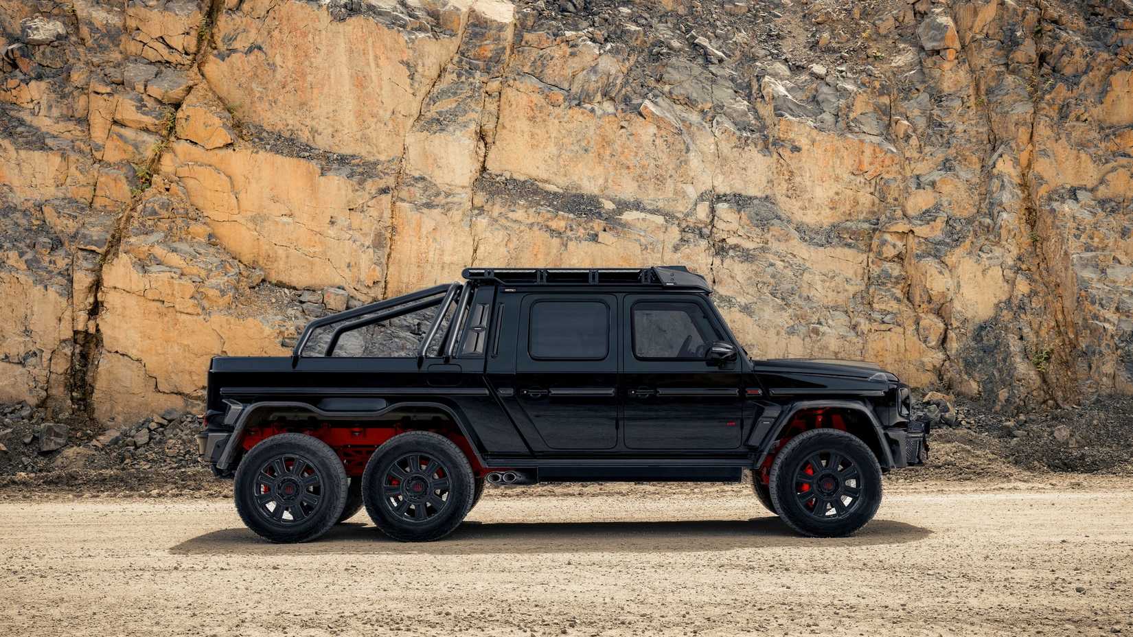 Brabus Builds A Lifted And Streched 6x6 G-Class Pickup