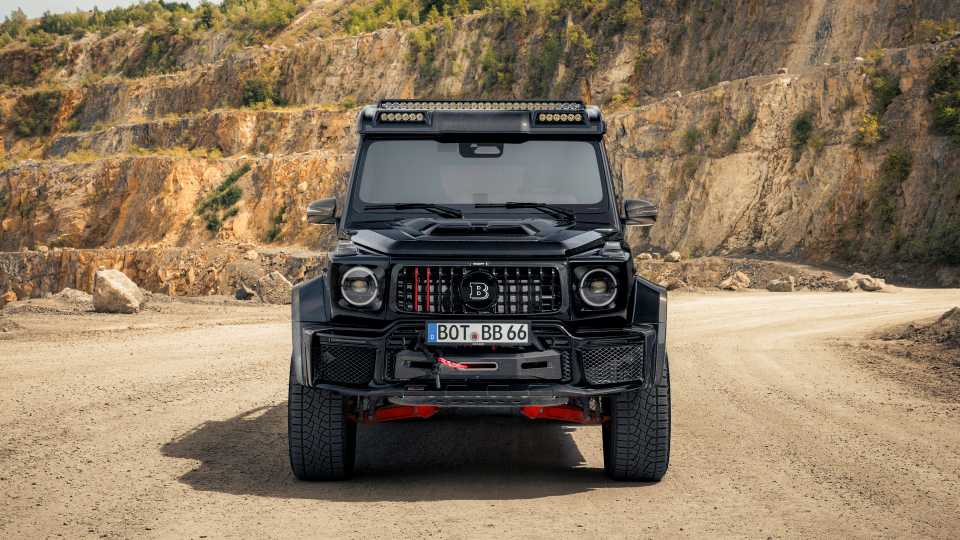 Brabus Builds A Lifted And Streched 6x6 G-Class Pickup