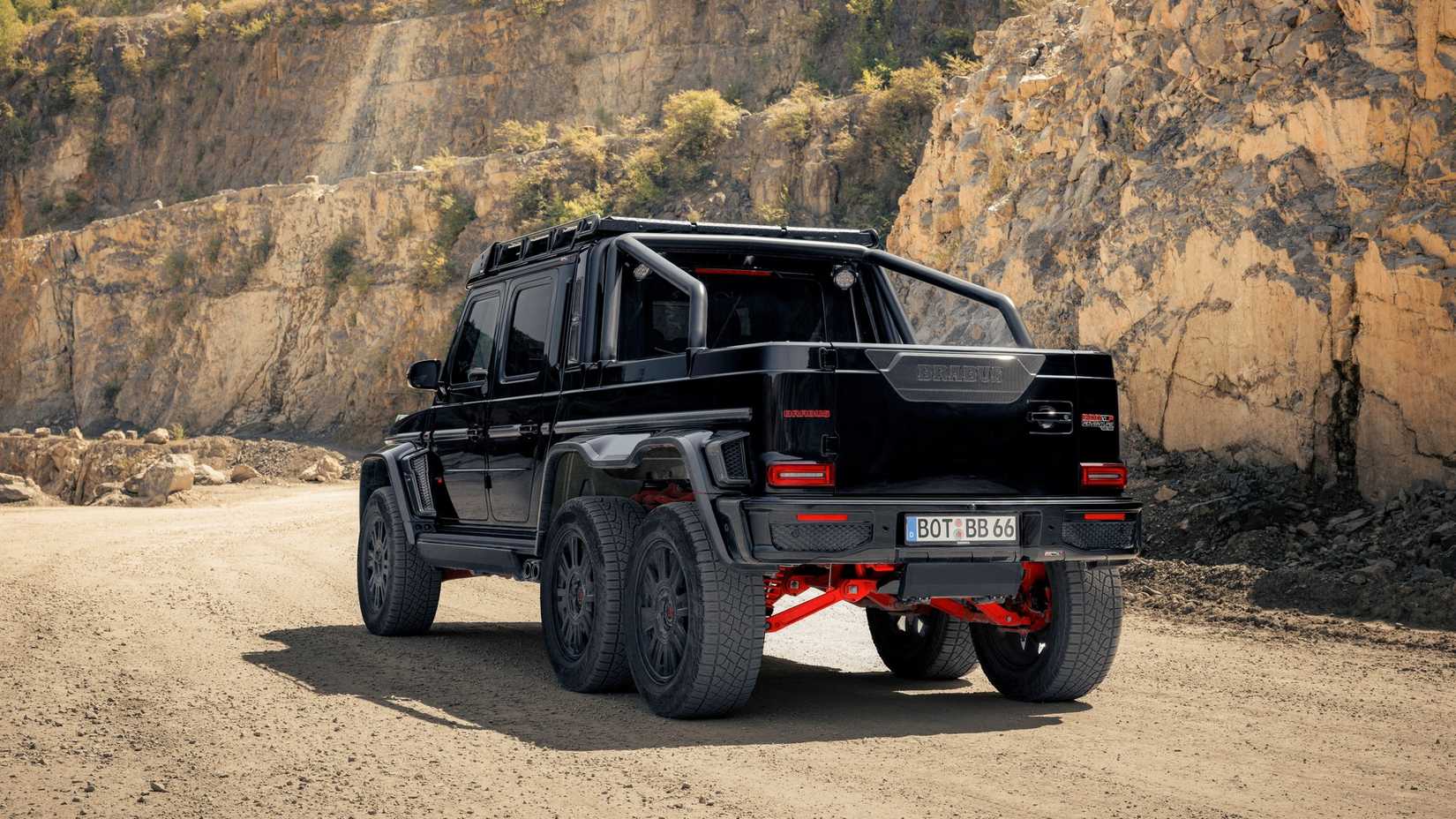 Brabus Builds A Lifted And Streched 6x6 G-Class Pickup
