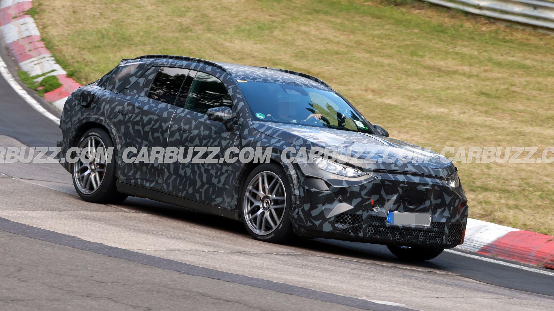 The New Mercedes-AMG Electric SUV Spotted Testing At The 'Ring