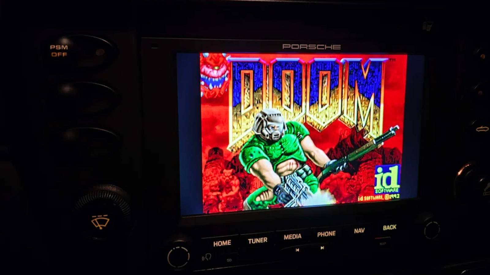 Did You Know The Porsche 996 Can Run DOOM On The Factory Infotainment?