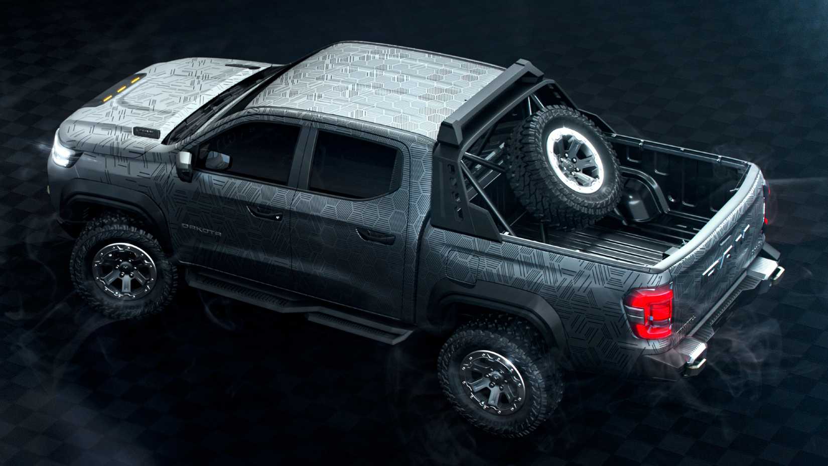 Ram Dakota Nightfall Concept Previews Ram's New Midsize Pickup Truck