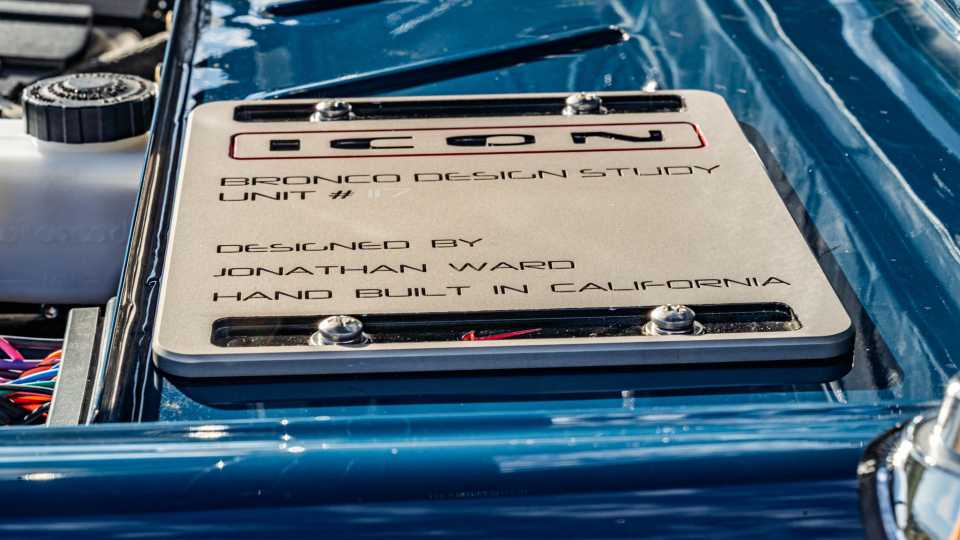 ICON 4x4's Latest Ford Bronco Is Based On The Rare Roadster Body Style