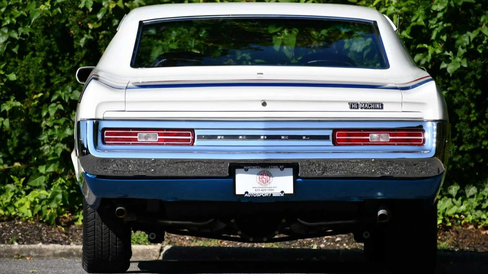 The AMC Rebel Is A Rare Muscle Car With A Patriotic-Looking Body.