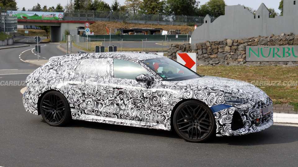 Audi RS6 Avant Spy Photos Catch New Superwagon Near The Nurburgring