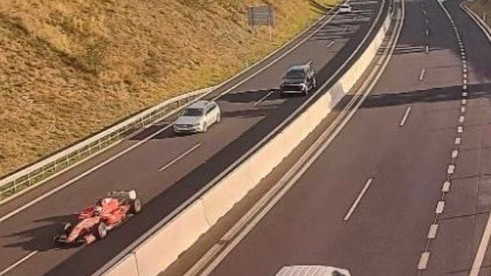 Czech Local Apprehended For Driving Ferrari F1 Car In Public
