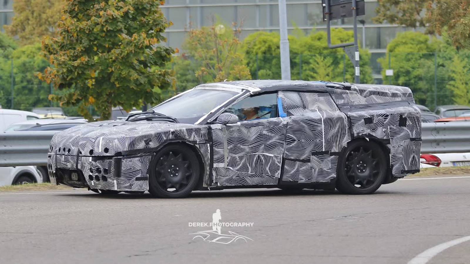 Ferrari 'Electtrica' Electric Prototype Spied In Public With Productin Body