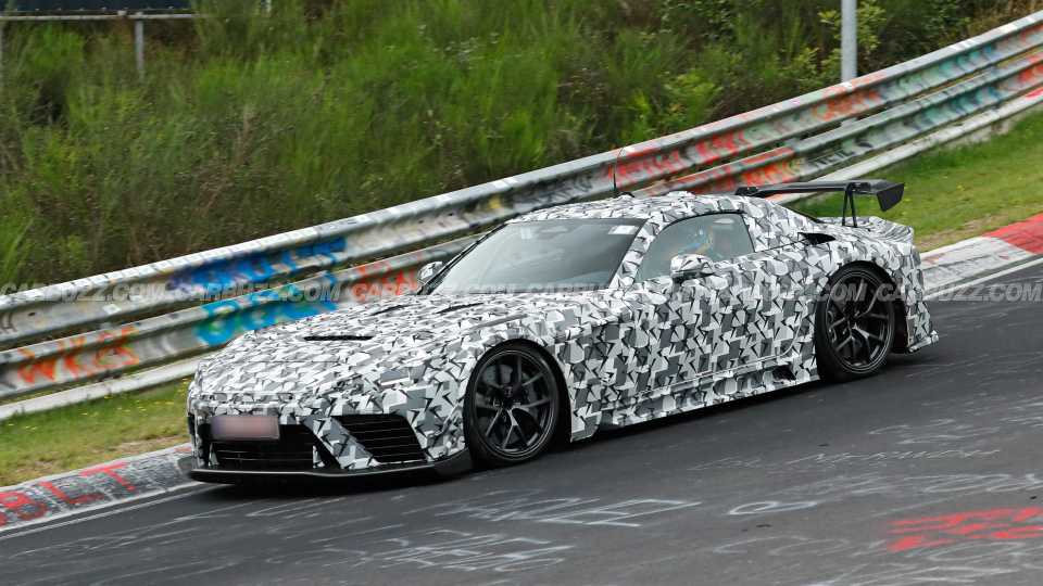 Lexus Spied Testing Three LFR Variations At The Nurburgring