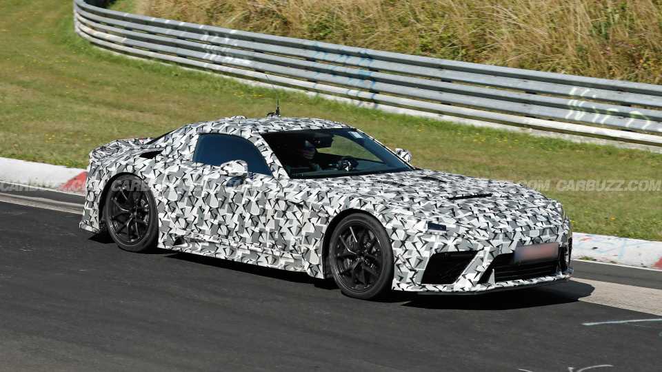 Lexus Spied Testing Three LFR Variations At The Nurburgring