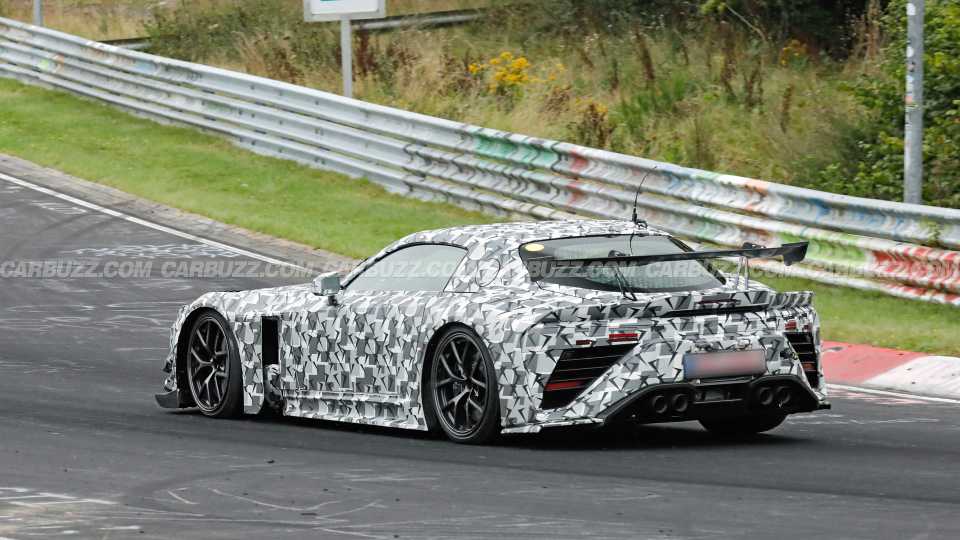 Lexus Spied Testing Three LFR Variations At The Nurburgring
