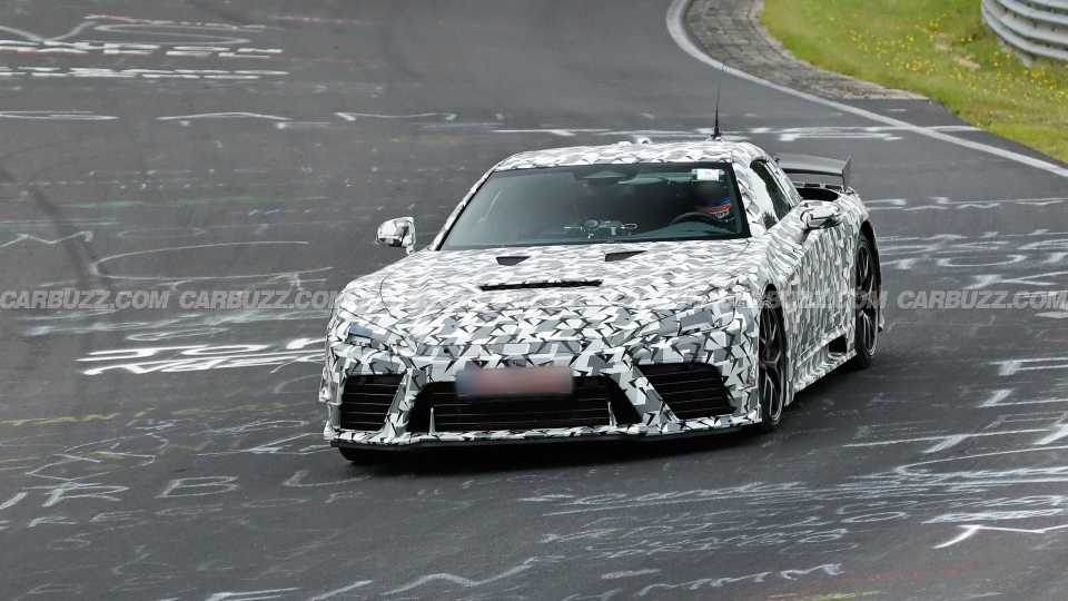 Lexus Spied Testing Three LFR Variations At The Nurburgring