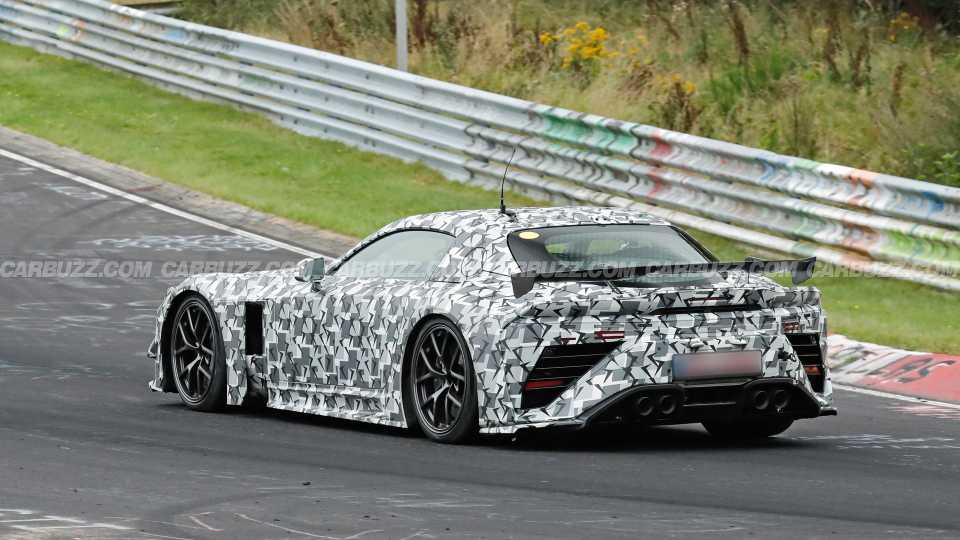 Lexus Spied Testing Three LFR Variations At The Nurburgring