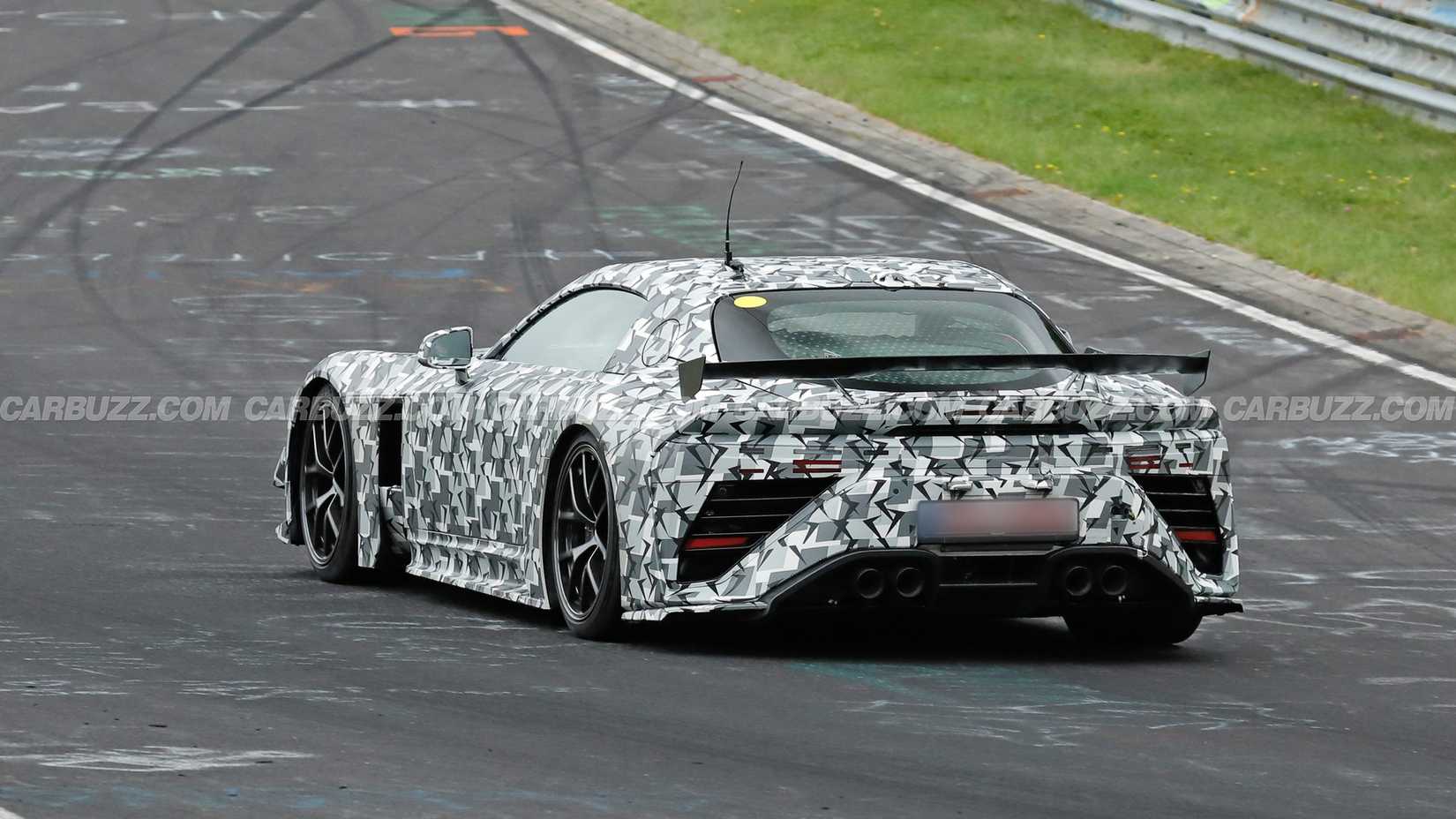 Lexus Spied Testing Three LFR Variations At The Nurburgring