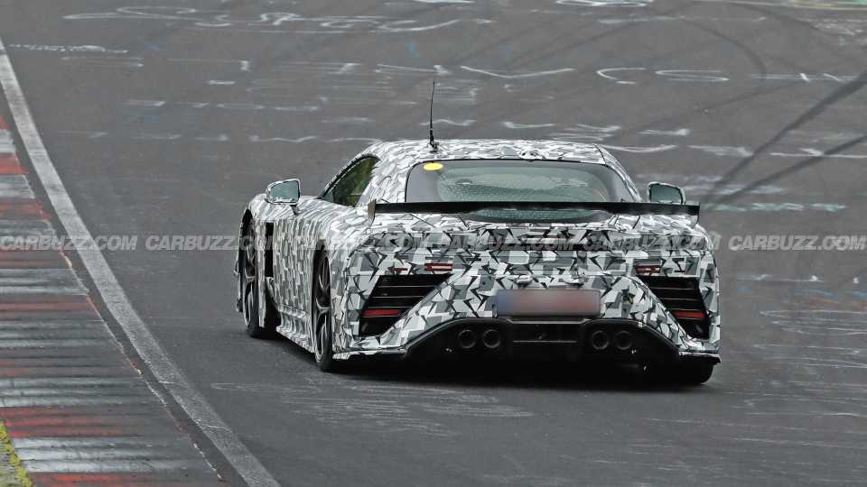Lexus Spied Testing Three LFR Variations At The Nurburgring