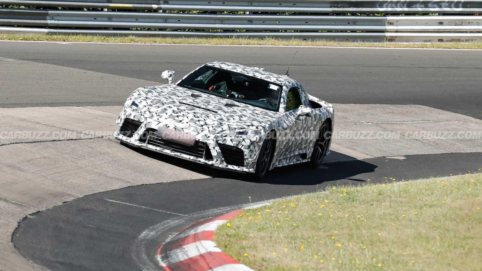 Lexus Spied Testing Three LFR Variations At The Nurburgring
