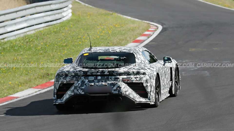 Lexus Spied Testing Three LFR Variations At The Nurburgring