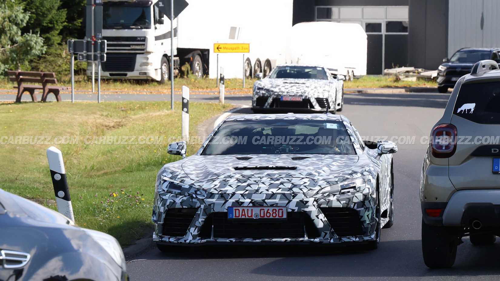 Lexus LFR Prototypes Spied On Real Roads Look Large And In-Charge