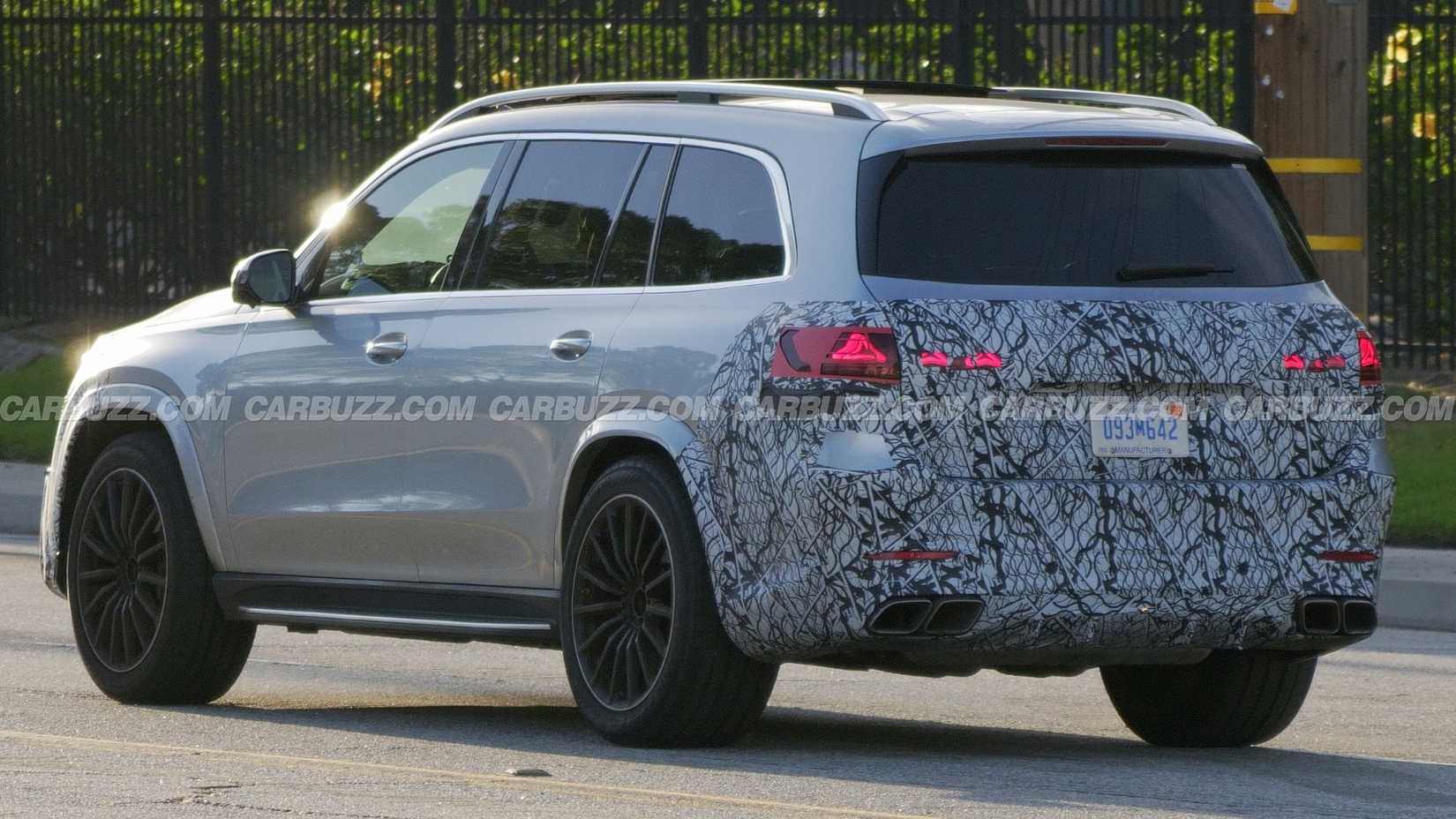 2027 Mercedes-AMG GLS 63 Prototype Spied With Its New Interior Showing