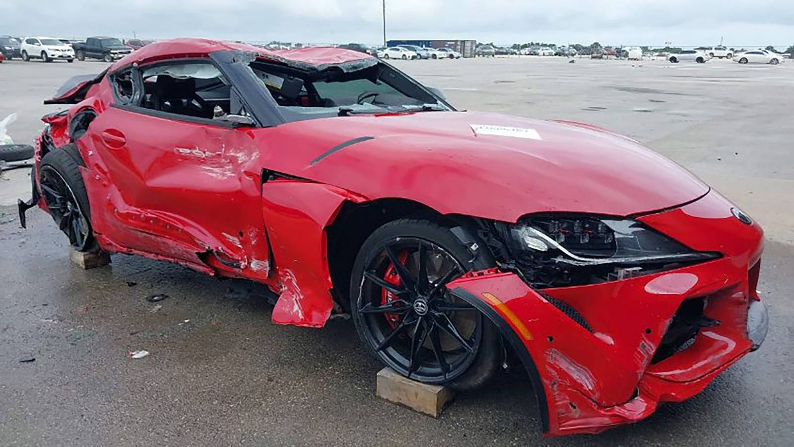 Rare Toyota GR Supra Final Edition Found Wrecked In Junkyard