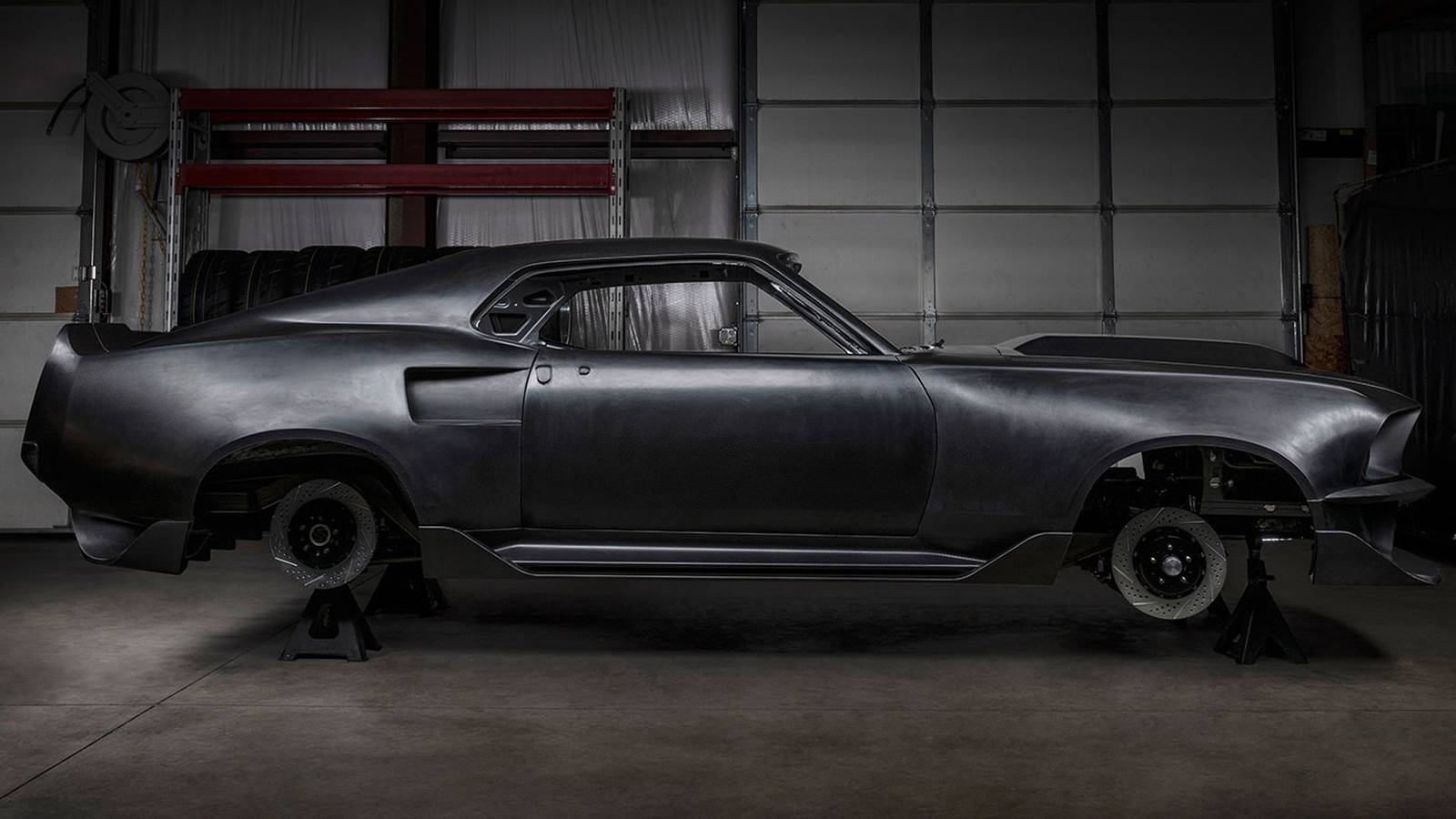 Trick Rides Teases All-Carbon, Wide-Body 1969 Ford Mustang For SEMA Show