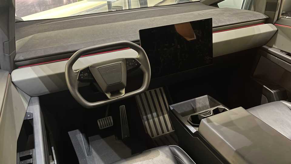 The Inside Of A Cybertruck Looks Like This In 2025