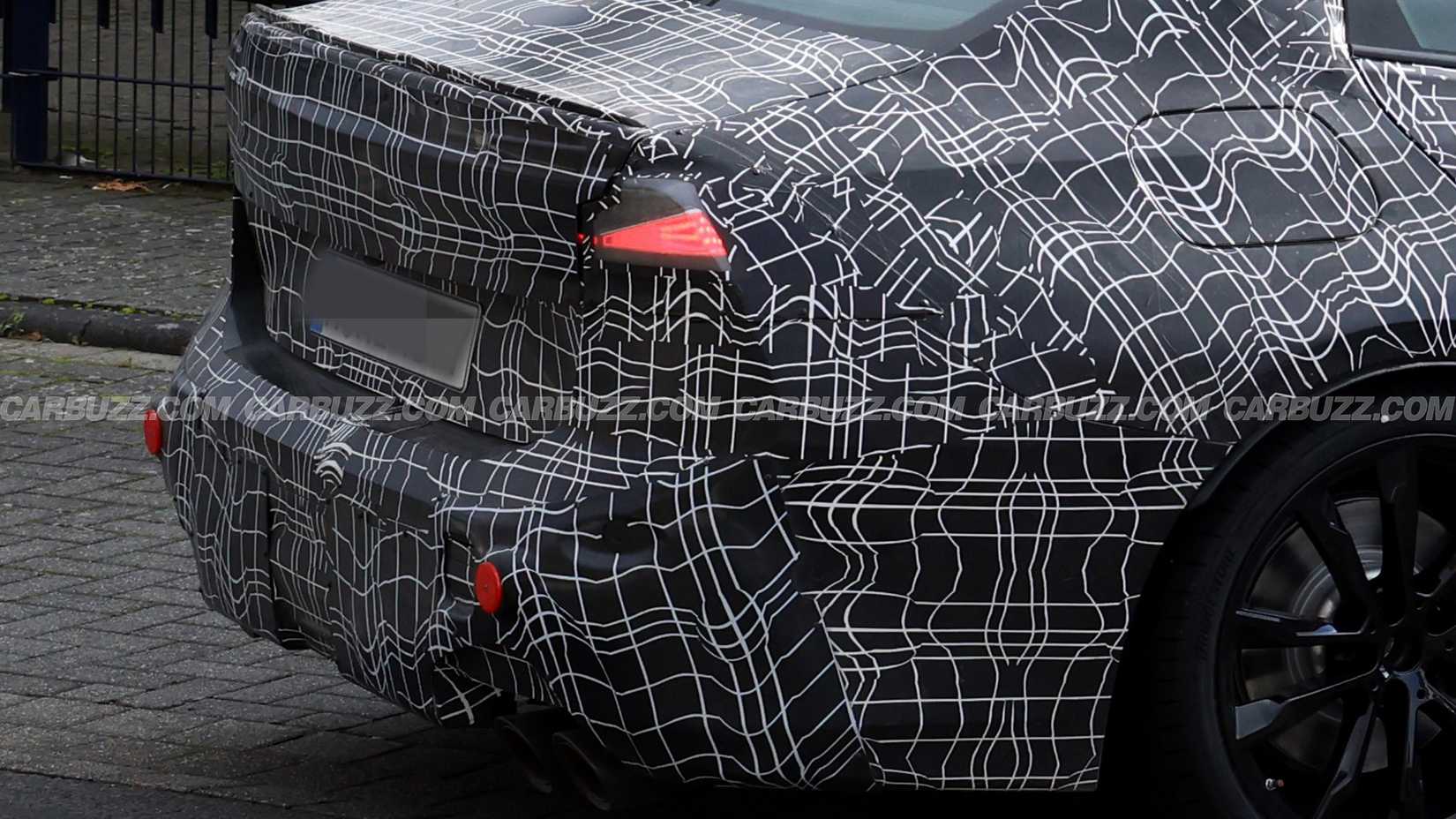 Next-Gen BMW 3 Series Spied With Production Lights, Quad Tailpipes