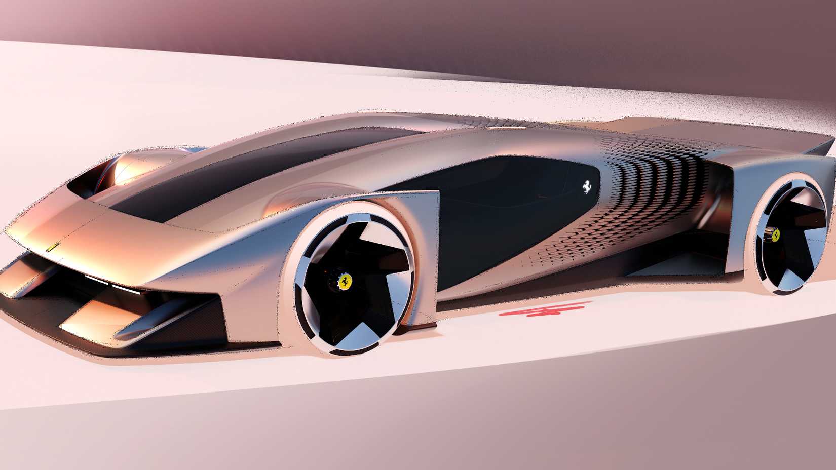 Ferrari F76 Concept Is A Wedge-Shaped Supercar Available Only As An NFT