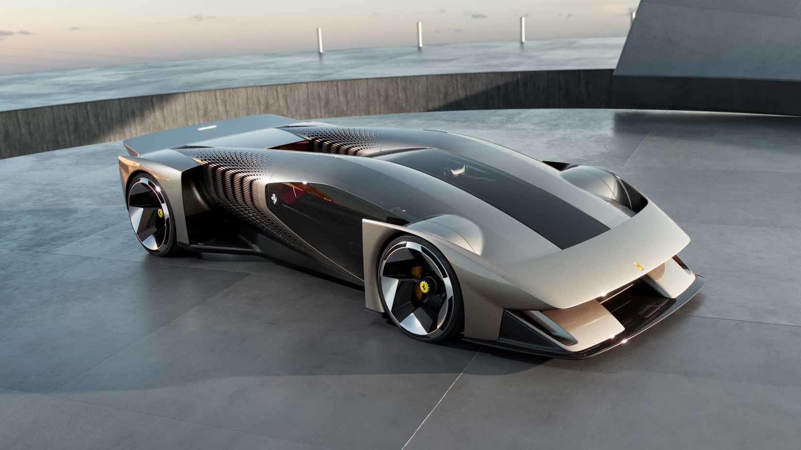 Ferrari F76 Concept Is A Wedge-Shaped Supercar Available Only As An NFT