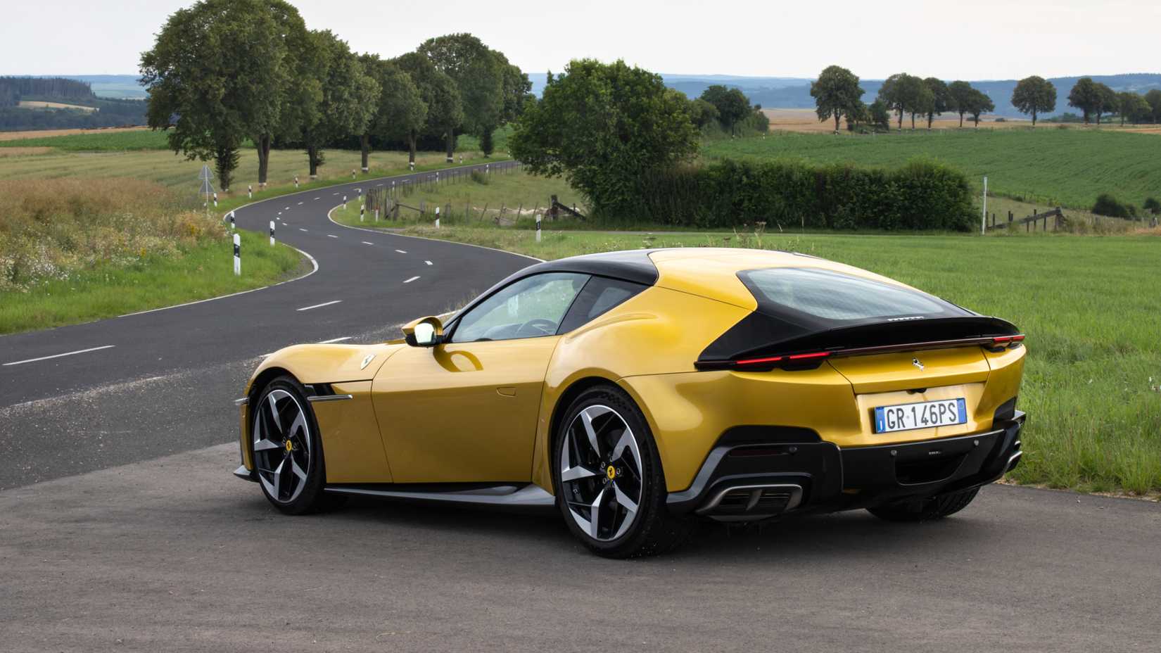 Ferrari Patents A Cool Roof-Mounted Launch Control Handle