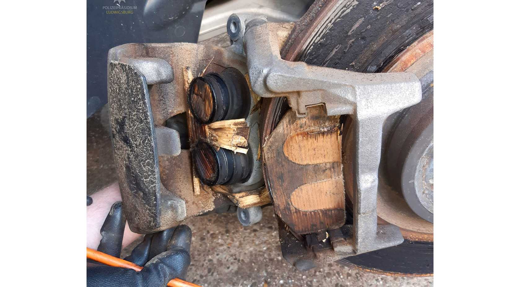 German Police Find Wood Brakes Installed On Mercedes Bought At Auction