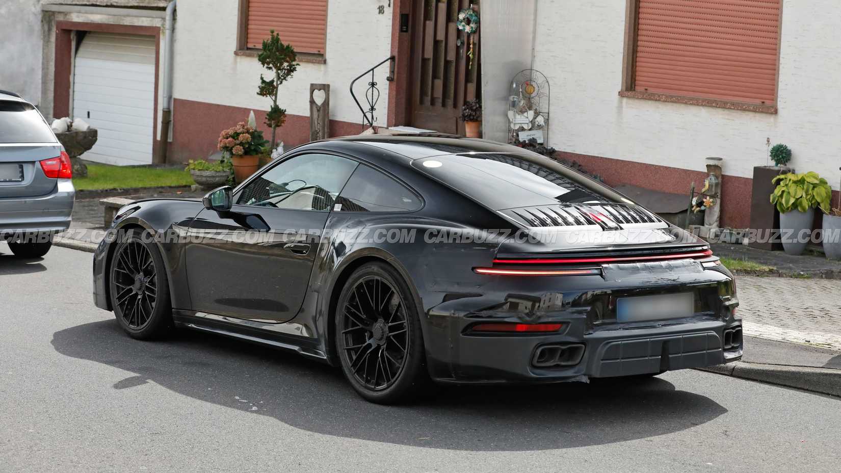Porsche 911 Turbo Spied Without A Wing, Could Be New Touring Trim