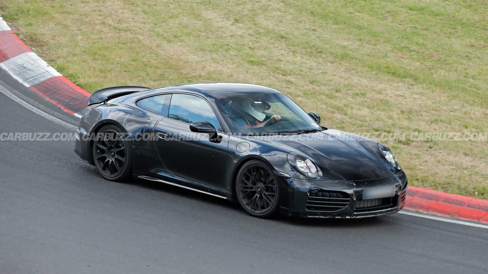 Porsche 911 Turbo Spied Without A Wing, Could Be New Touring Trim