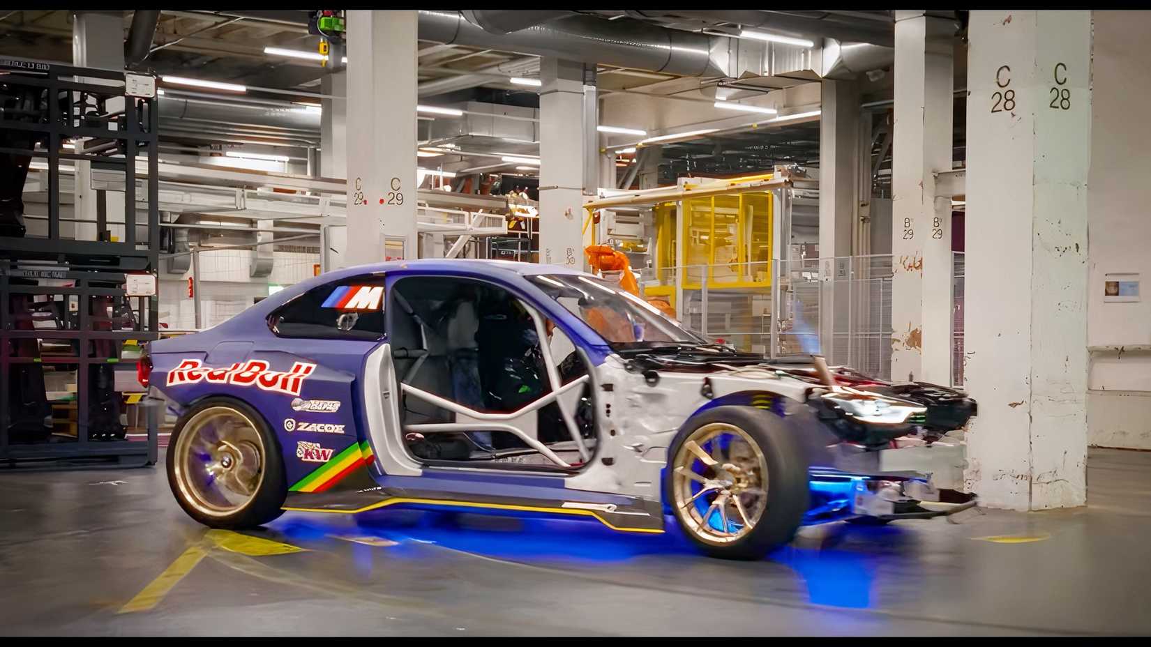 Watch This BMW M2 Gymkhana Its Way Through The M3 Factory In Germany