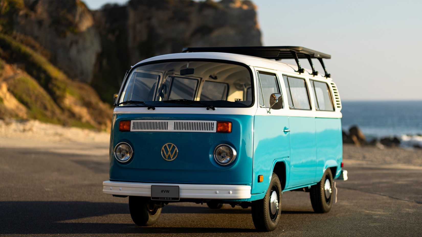 The Blue VW Bus That Survived California's Wildfires Has Been Restored
