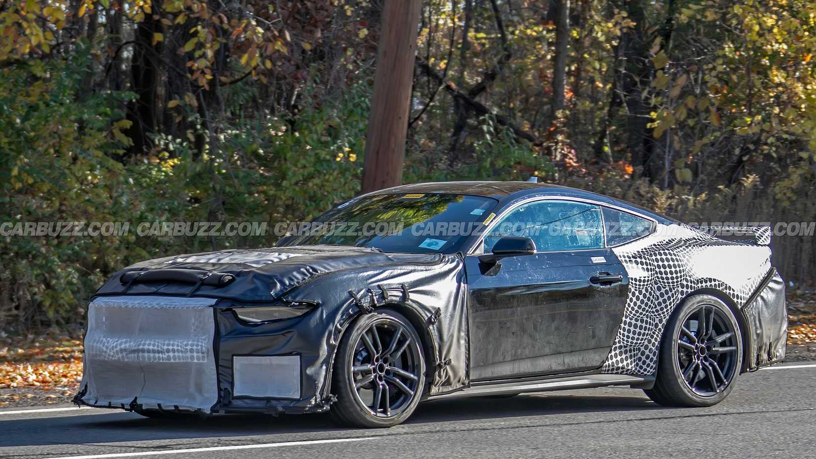 2027 Ford Mustang Shelby GT500 Spy Shots Reveal Muscle Car Details