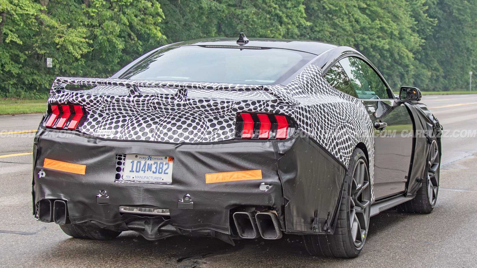 2027 Ford Mustang Shelby GT500 Spy Shots Reveal Muscle Car Details