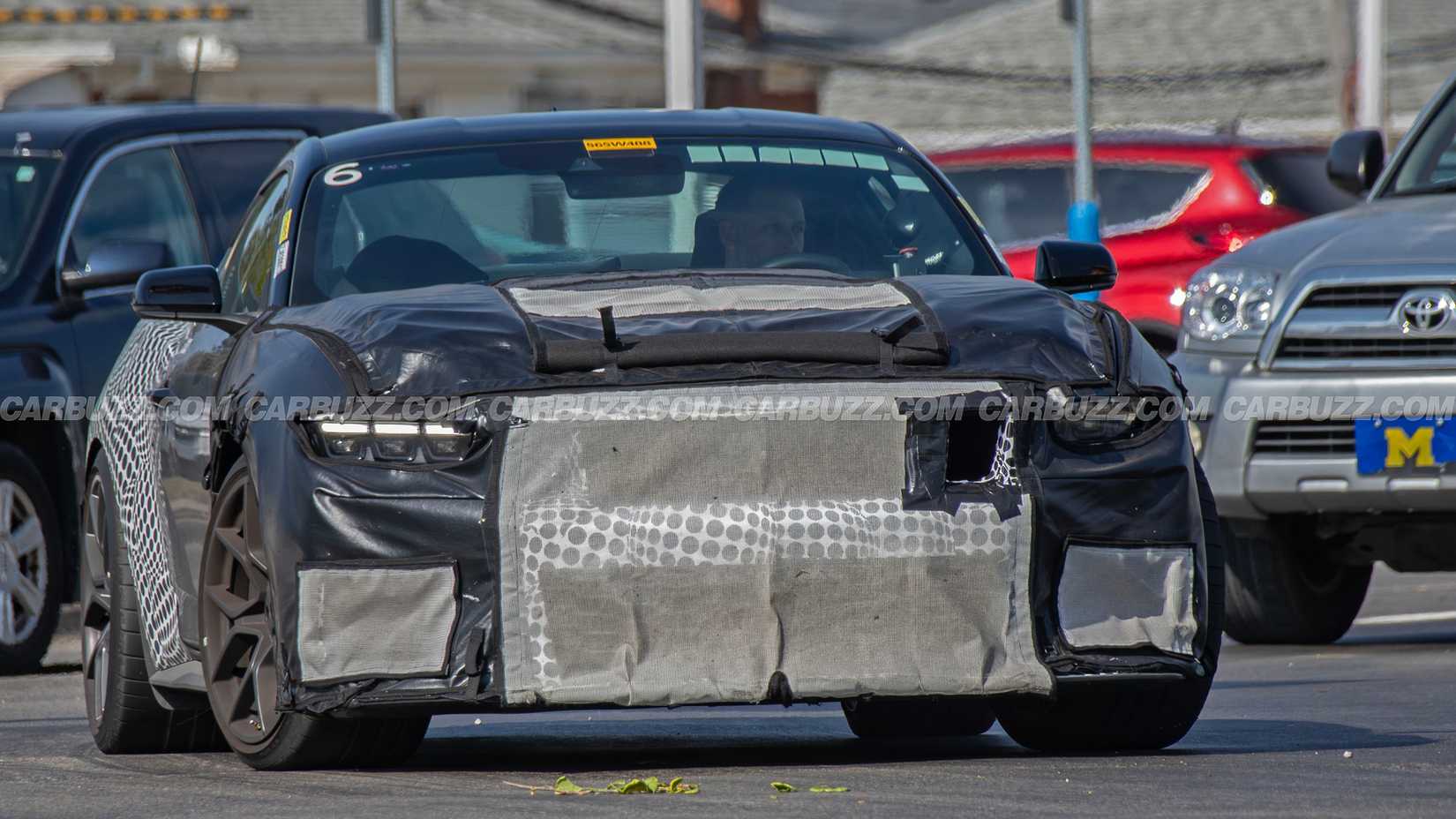 2027 Ford Mustang Shelby GT500 Spy Shots Reveal Muscle Car Details