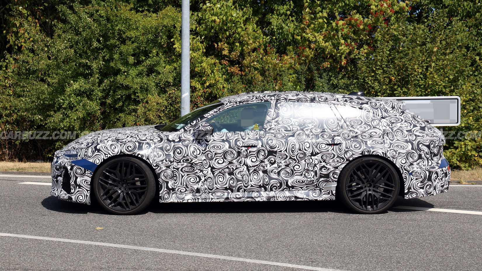 2027 Audi RS6 Avant Spied Showing Hilariously Large Exhaust Tips