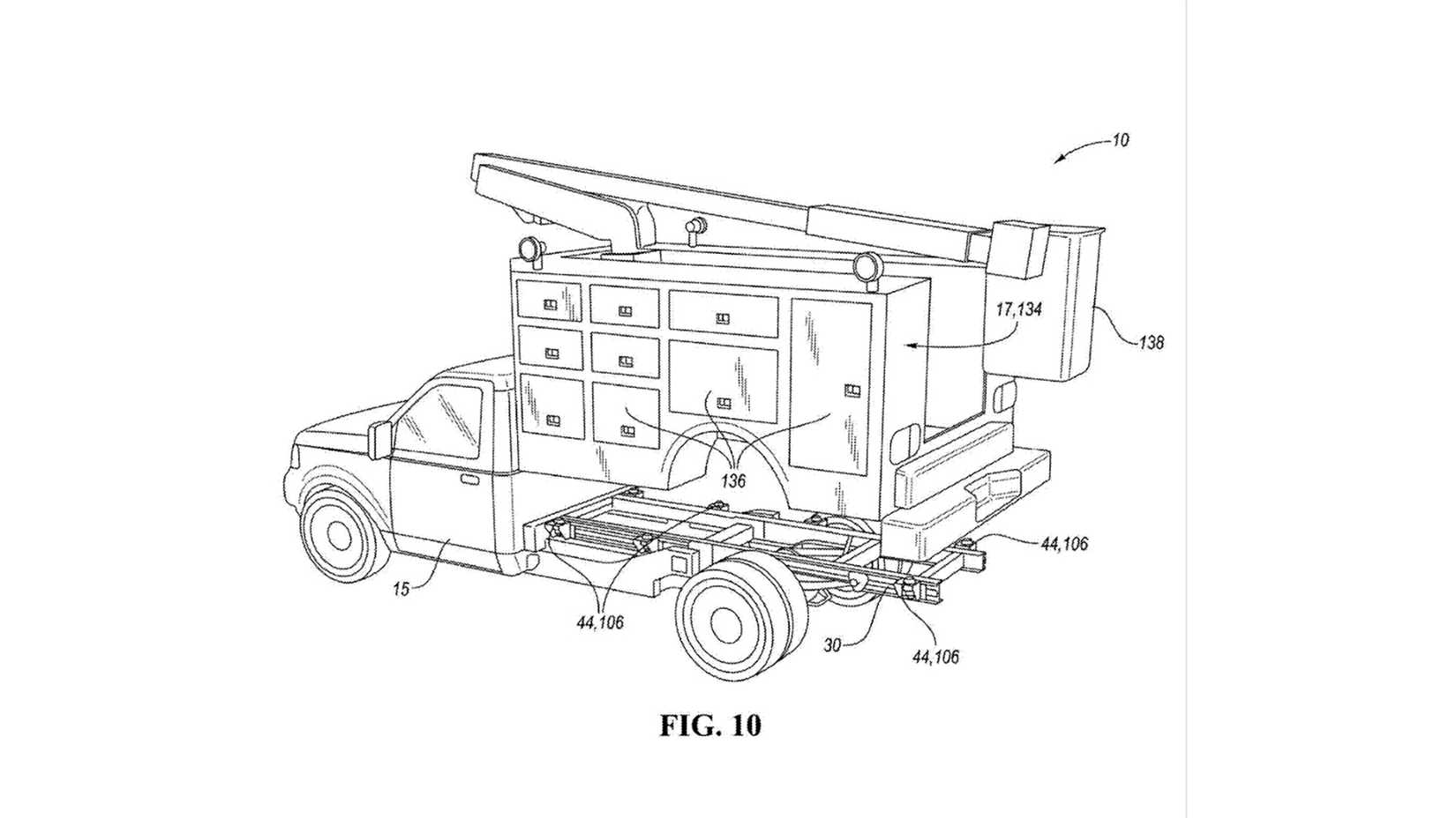 Ford Patents A Modular System To Change Beds On Pickup Trucks