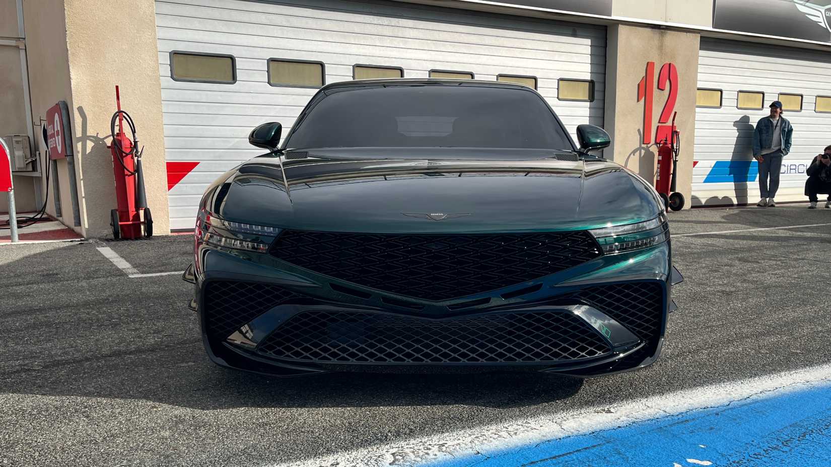 Genesis Surprises The World With G90 Wingback Magma Wagon Concept