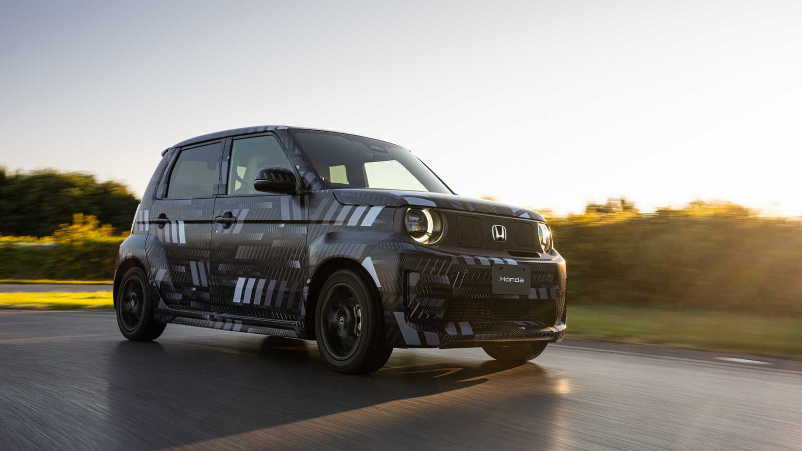 Honda Super One Debuts As Electric Hot Hatch With Hotter Purple Paint