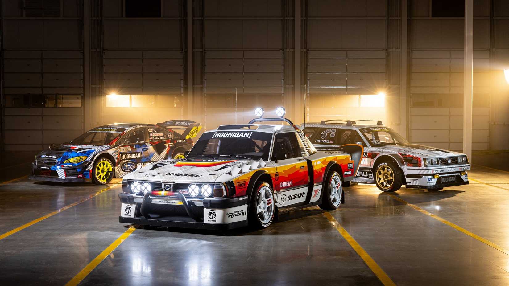 Hoonigan's New Gymkhana Car Is A 670-HP Subaru Brat With Pastrana At ...
