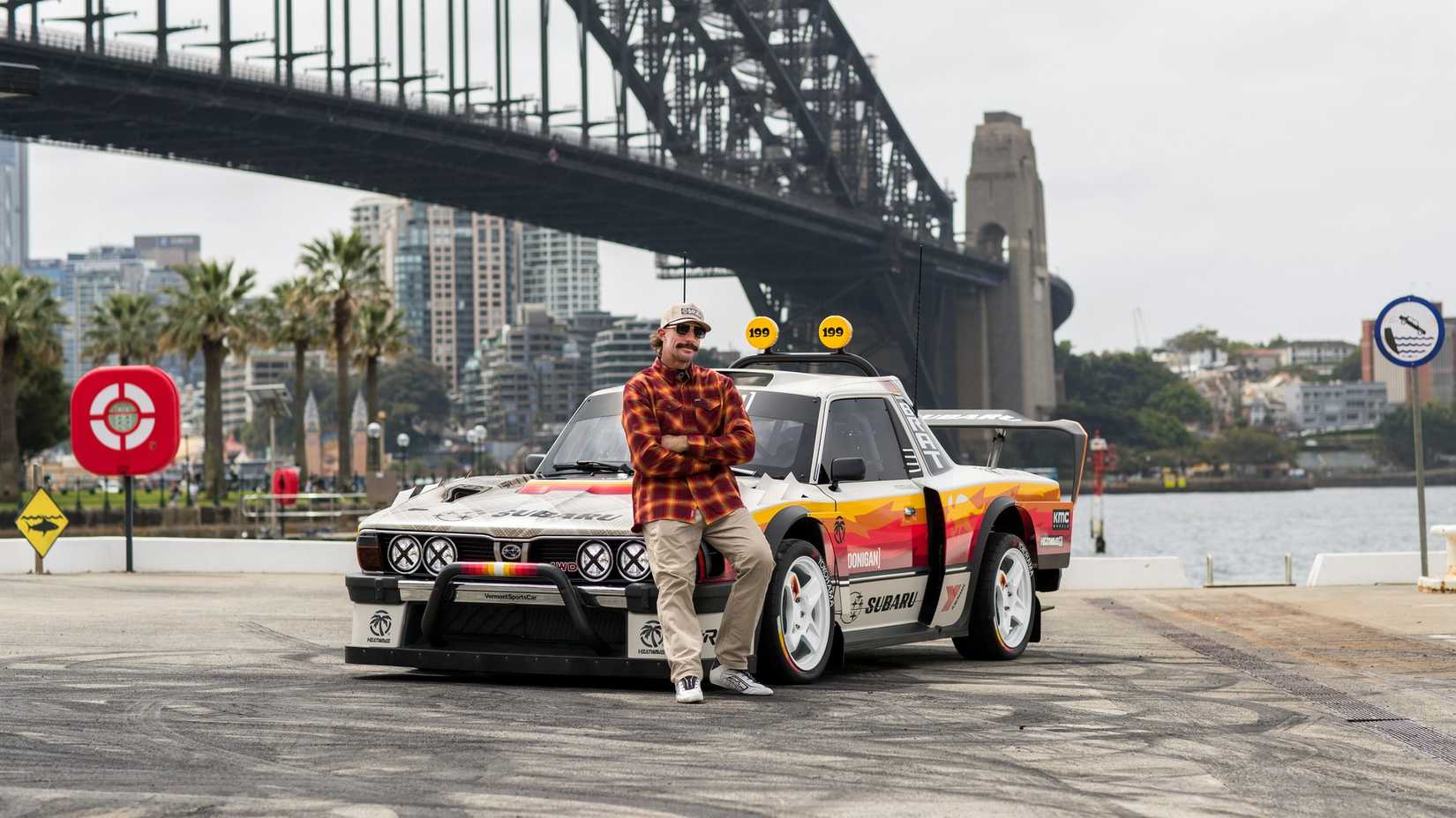 Hoonigan's New Gymkhana Car Is A 670-HP Subaru Brat With Pastrana At ...