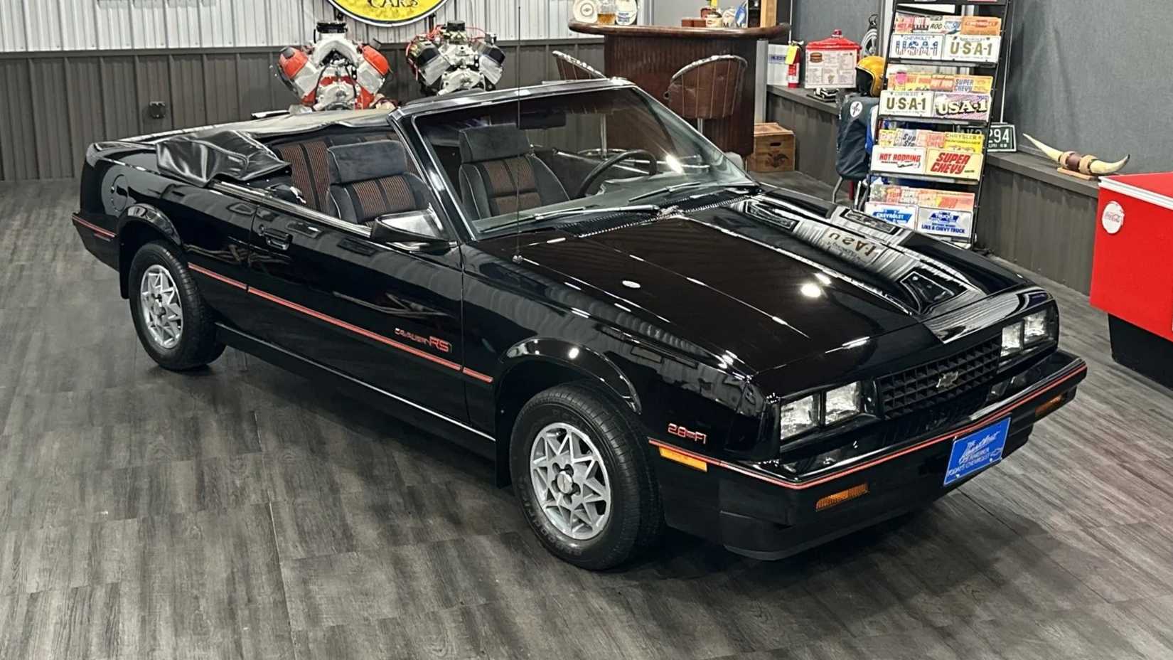 This Rare 1987 Chevy Cavalier RS Convertible Is Basically New, And It's ...